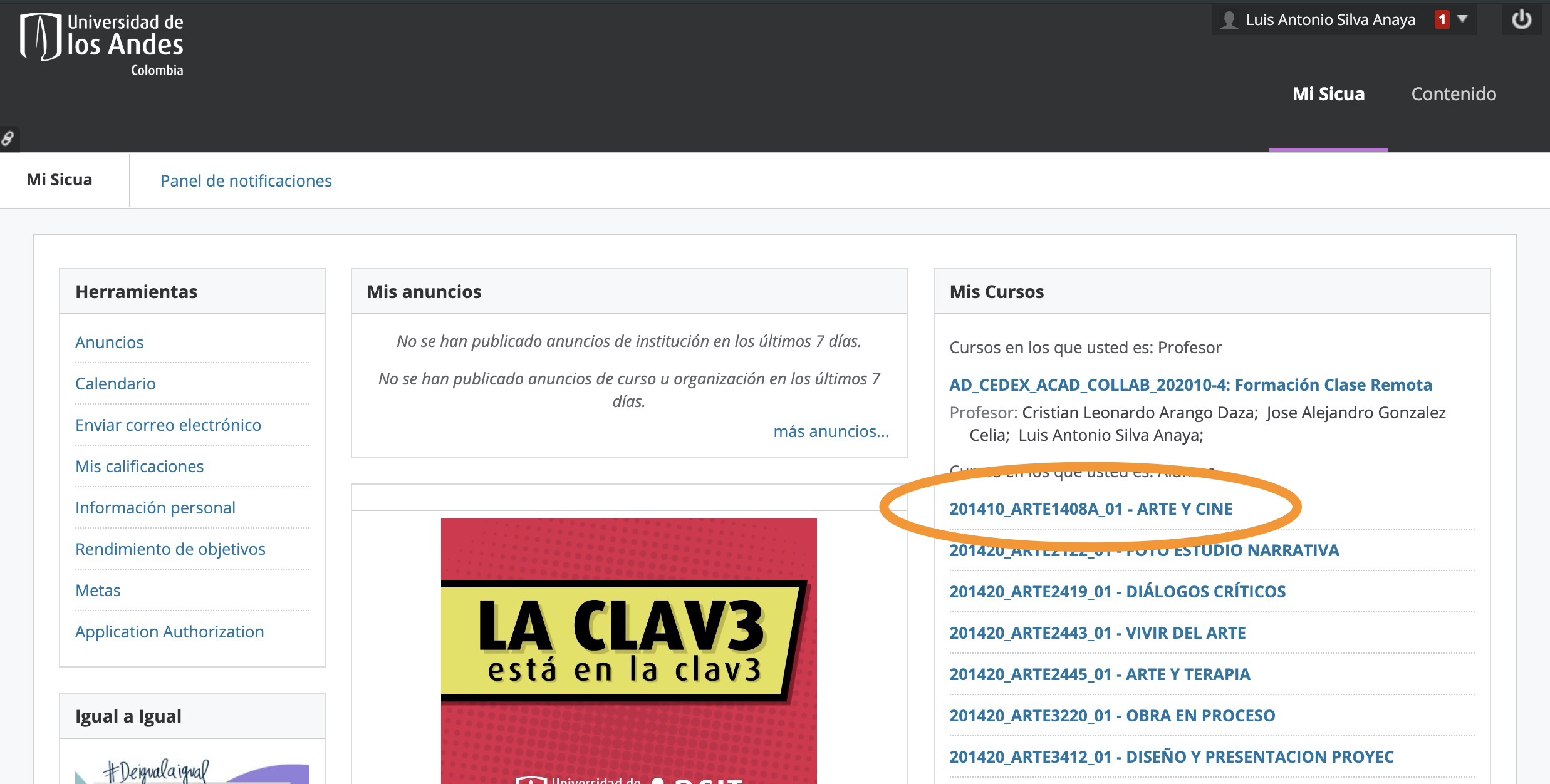 Opciones para reunirse virtualmente - Uniandes